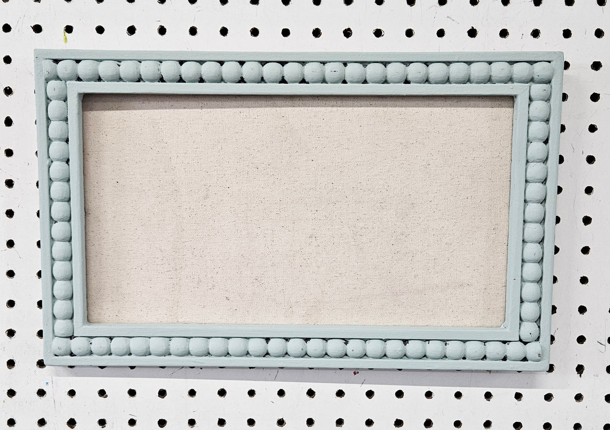 Coastal Retreat: Celadon or Light Teal Linen Memo Board with your choi ...